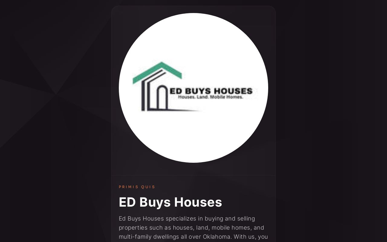 ED Buys Houses